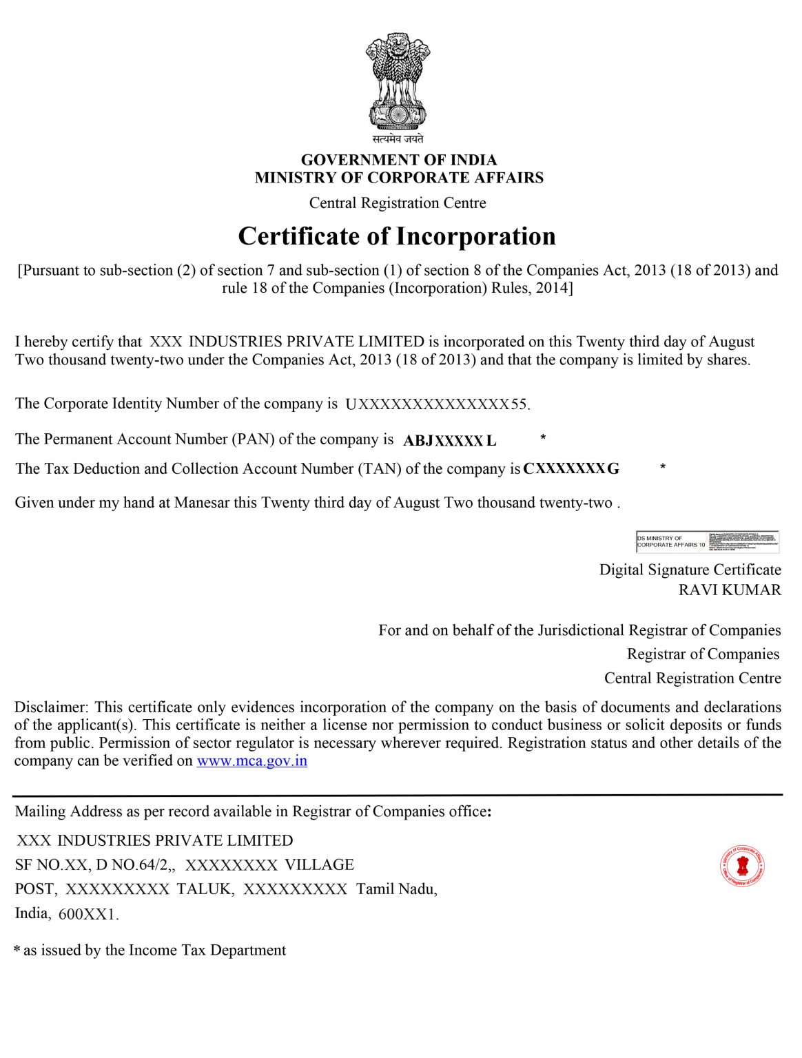 How to Obtain a Company Registration Certificate in India?