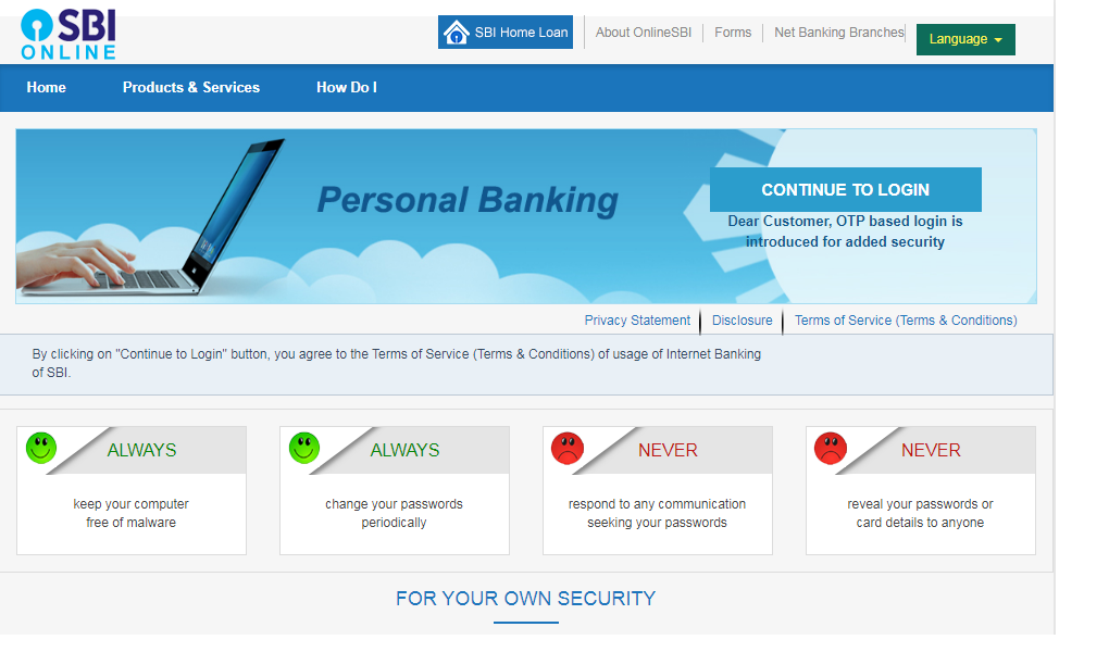 SBI Net Banking – Registration, Login, Balance Checking
