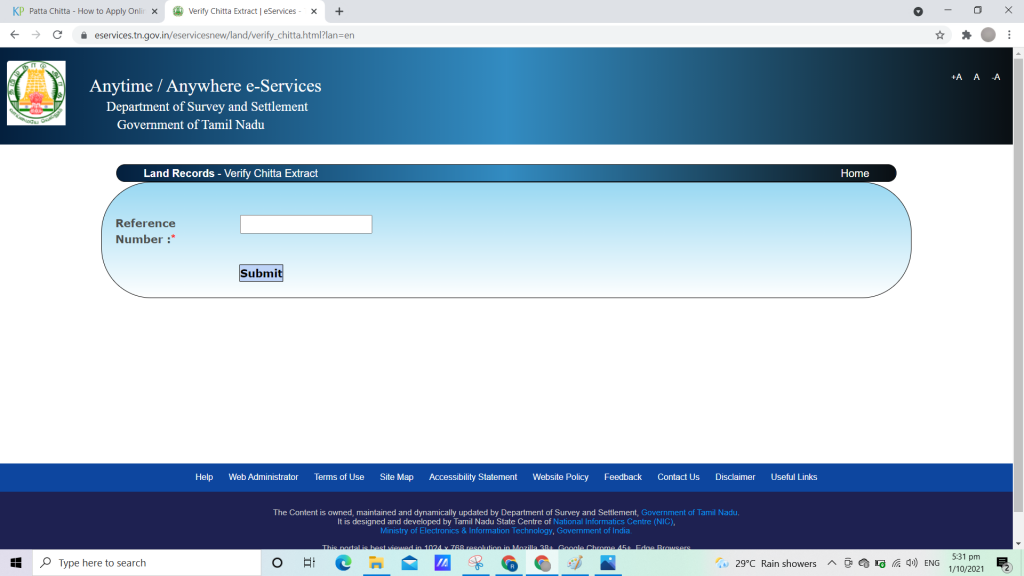 Patta Chitta - How to Apply Online, Check the status & Validity