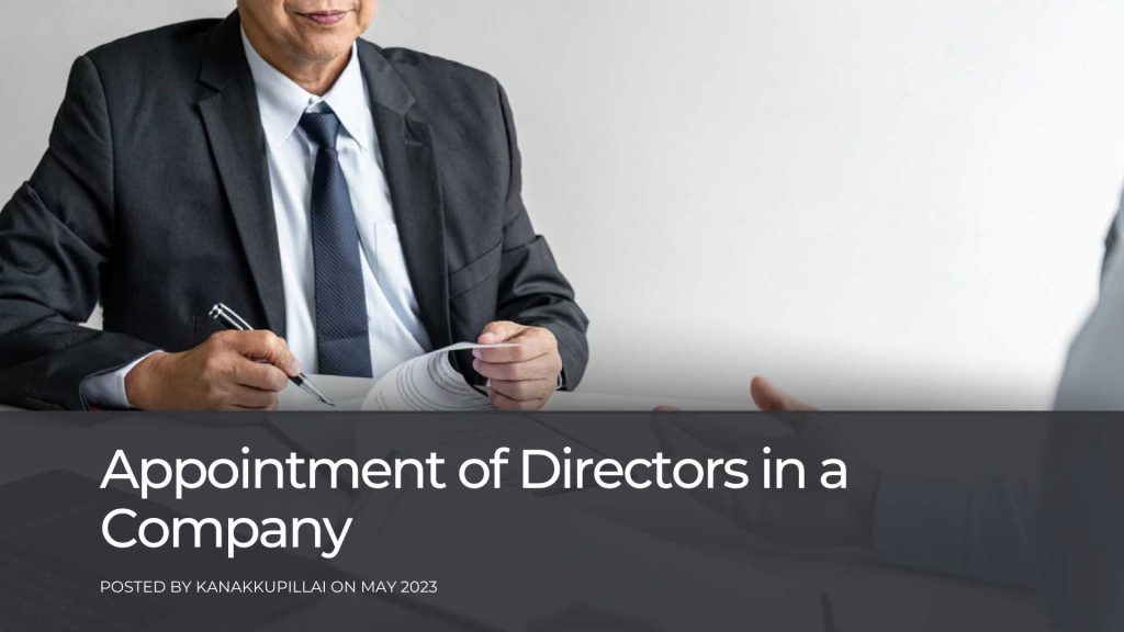 Appointment of Directors in a Company : Complete Guide