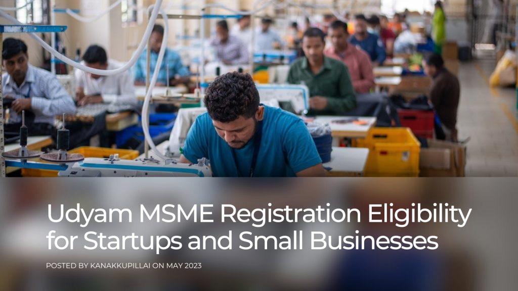 Udyam MSME Registration Eligibility for Startups and Small Businesses ...