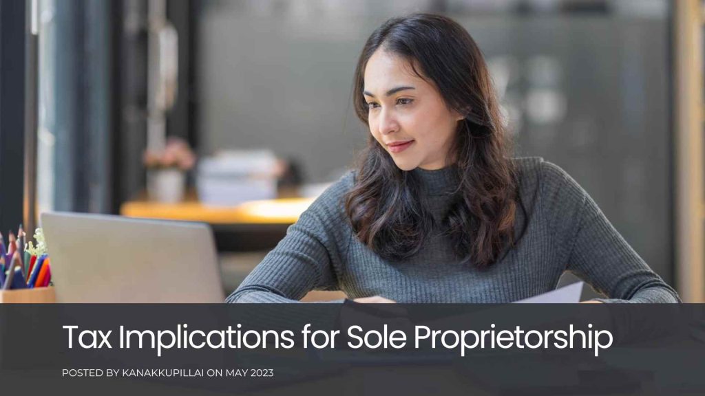 What are the Tax Implications of Registering a Sole Proprietorship