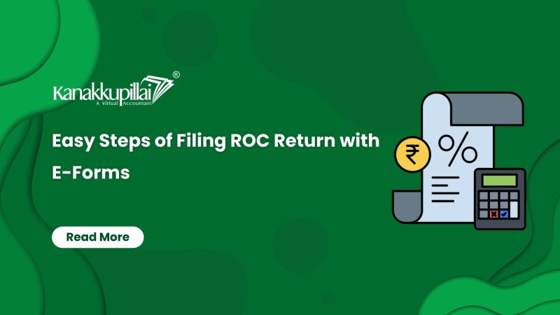 Easy Steps of Filing ROC Return with E-Forms