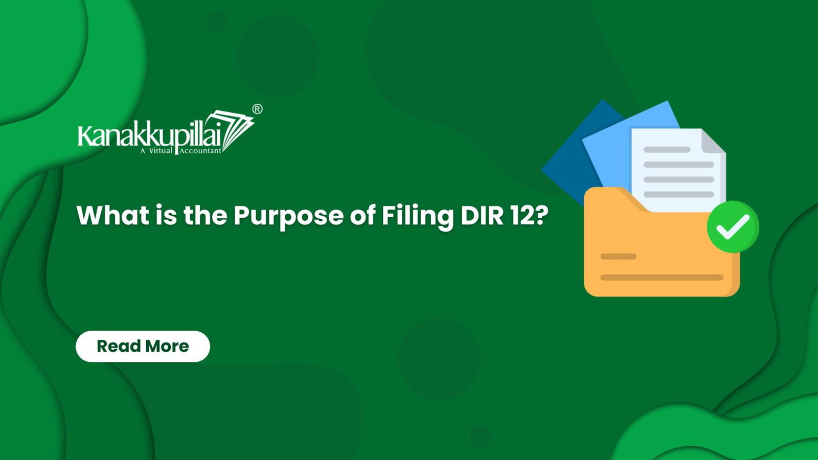 What is the Purpose of Filing DIR 12?